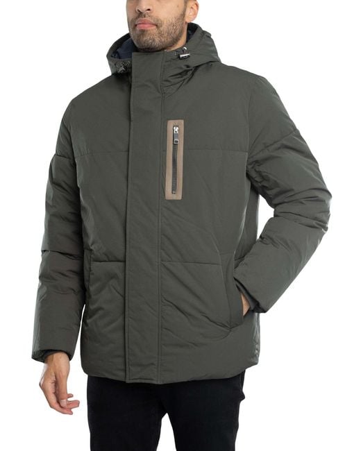 Ted Baker Kinmont Puffer Jacket in Gray for Men | Lyst