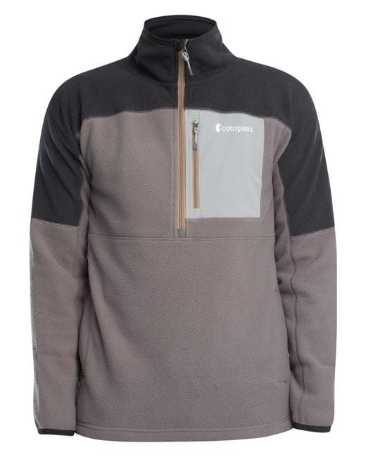 COTOPAXI Abrazo Half Zip Fleece Jacket in Gray for Men | Lyst