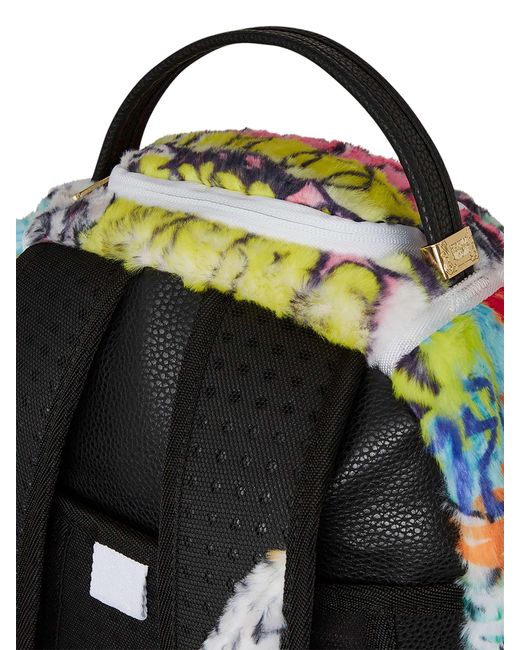 Sprayground 20l Graffiti Faux Fur Backpack for Men | Lyst