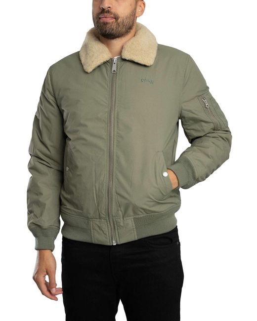 Schott Nyc Airkraft2 Bomber Jacket in Green for Men | Lyst UK