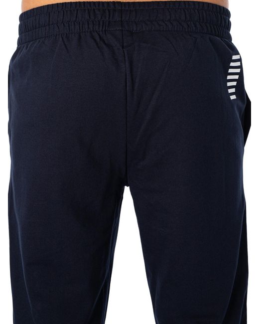 EA7 Chest Logo Zip Tracksuit in Blue for Men | Lyst