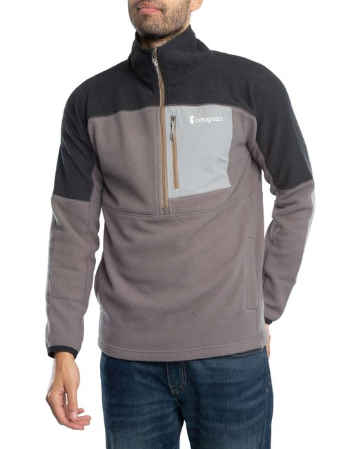 COTOPAXI Abrazo Half Zip Fleece Jacket in Gray for Men | Lyst