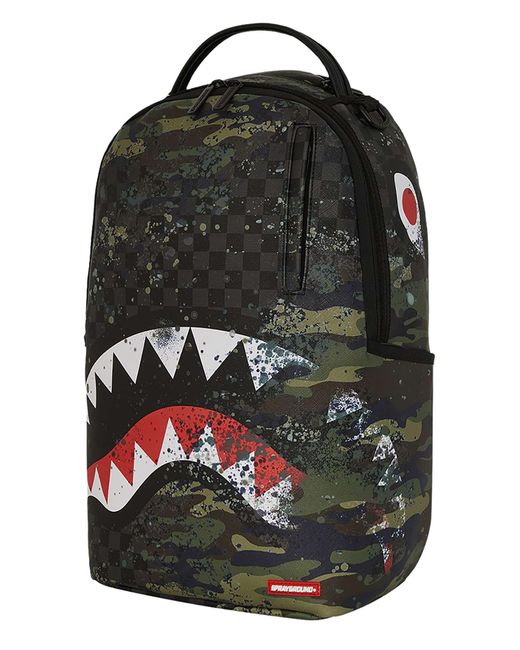 Sprayground 20l Camo Splash Backpack in Black for Men | Lyst