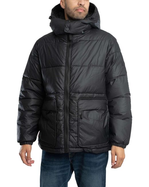 HUNTER Intrepid Puffer Jacket in Black for Men | Lyst