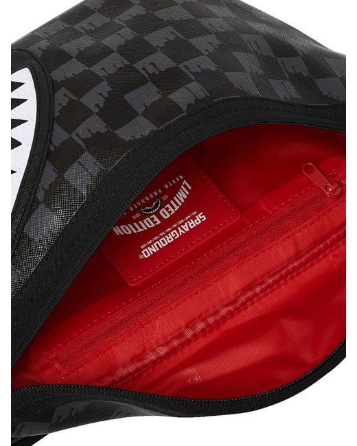 Sprayground Dripping Shark In Paris Crossbody Bag in Black for Men | Lyst