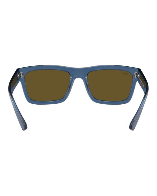 Ray-Ban Warren Bio Based Rectangle Sunglasses in Green for Men | Lyst