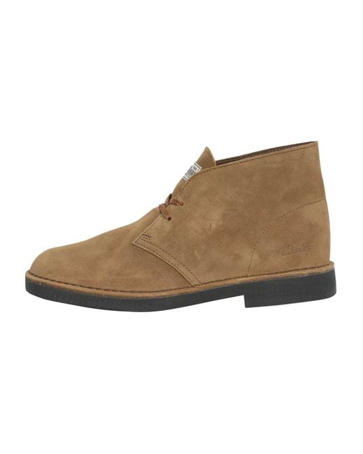 Clarks Suede Desert Evo Boots in Brown for Men | Lyst