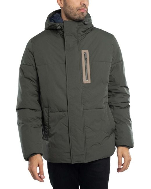 Ted Baker Kinmont Puffer Jacket in Gray for Men | Lyst