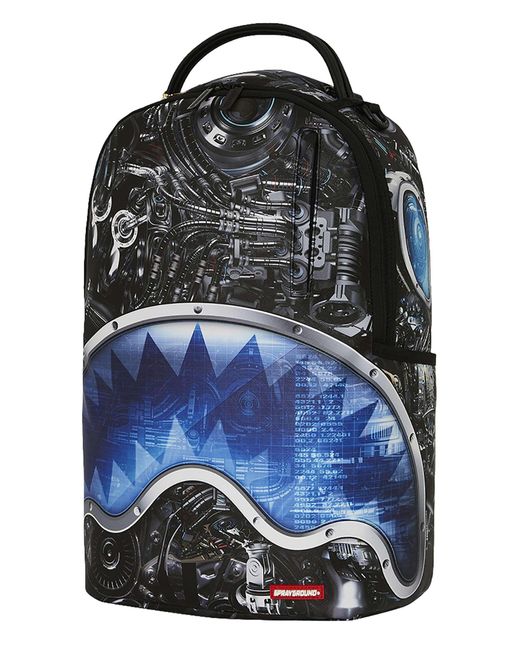 Sprayground 20l Full Mechanical Shark Backpack in Blue for Men | Lyst