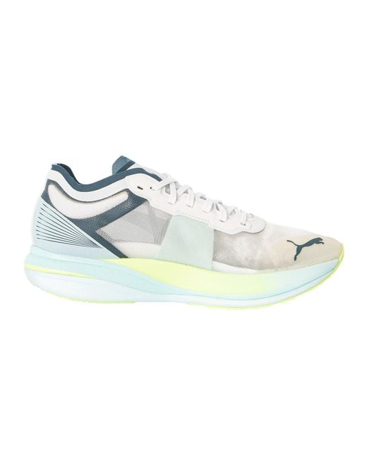PUMA Deviate Nitro Elite Racer Trainers in Blue for Men | Lyst