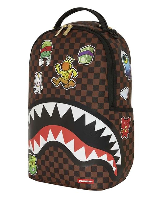 Sprayground 20l Sticker Campaign Backpack in Black for Men | Lyst