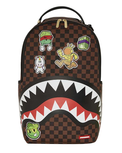 Sprayground 20l Sticker Campaign Backpack in Black for Men | Lyst