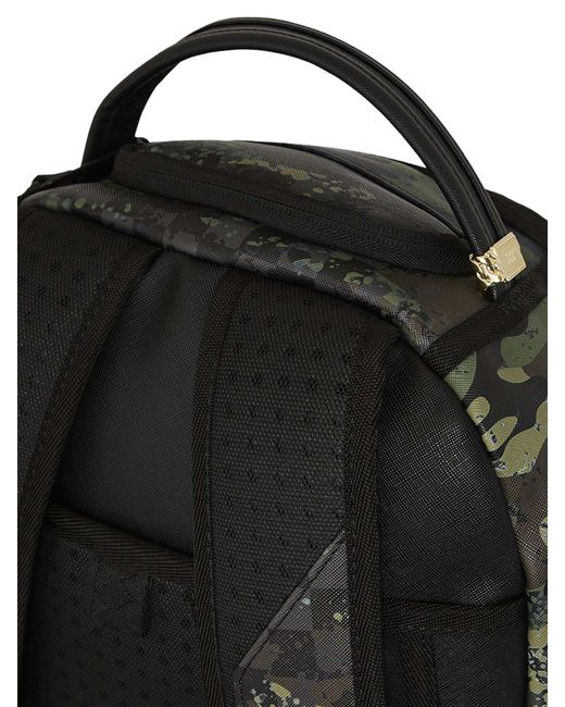 Sprayground 20l Camo Splash Backpack in Black for Men | Lyst
