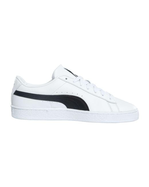 PUMA Basket Classic Leather Trainers in White for Men | Lyst
