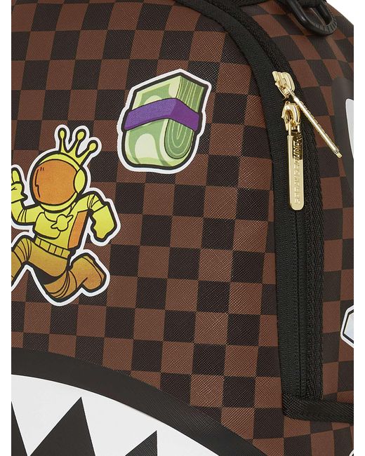 Sprayground 20l Sticker Campaign Backpack in Black for Men | Lyst