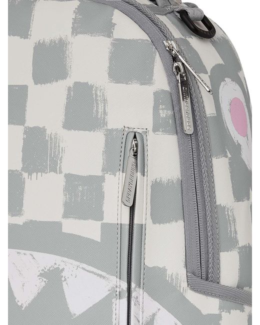 Sprayground 20l Vanquish Check Backpack in Gray for Men | Lyst