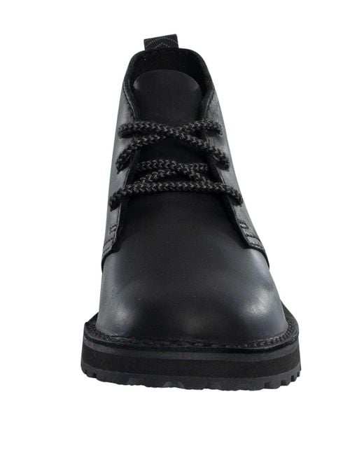 Clarks Solsbury Leather Boots in Black for Men | Lyst UK