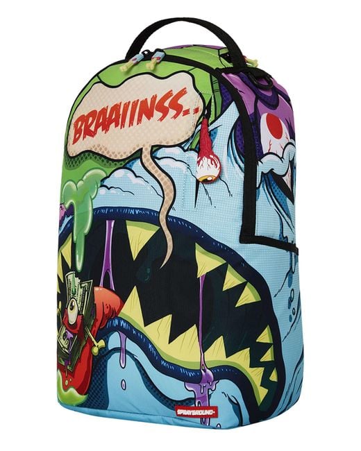 Sprayground 20l Zombie Shark Backpack in Green for Men | Lyst