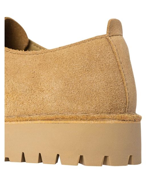 Clarks Desert Rock Suede Low Shoes in Natural for Men | Lyst