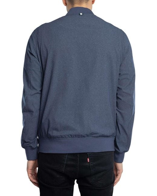 Ted Baker Elmhurst Tech Bomber Jacket in Blue for Men | Lyst