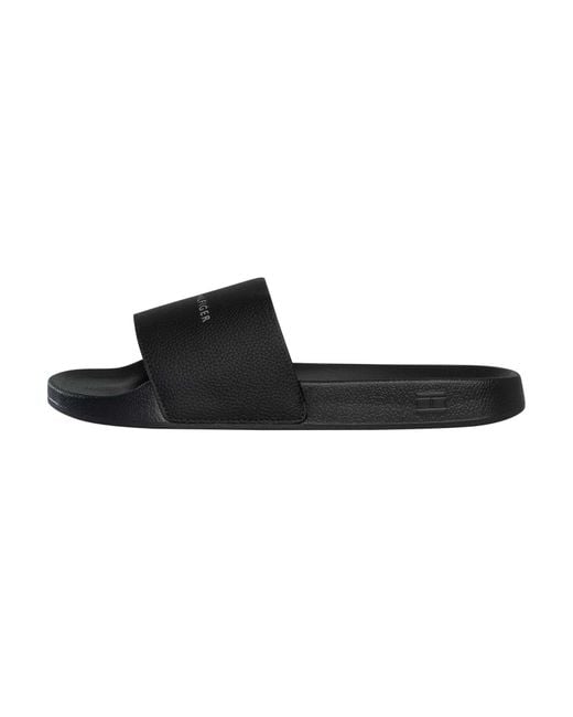 Tommy Hilfiger Nyc Pool Sliders in Black for Men | Lyst
