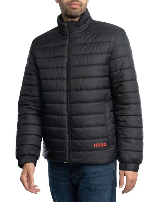 HUGO Brenti2431 Puffer Jacket in Blue for Men | Lyst
