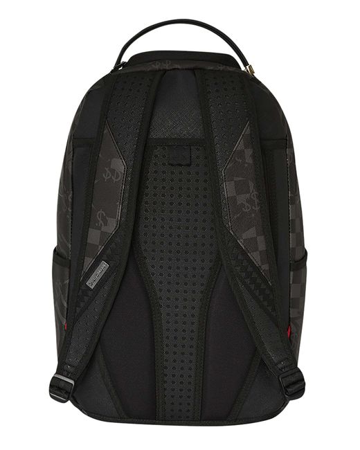 Sprayground 20l Check Backpack in Black for Men | Lyst