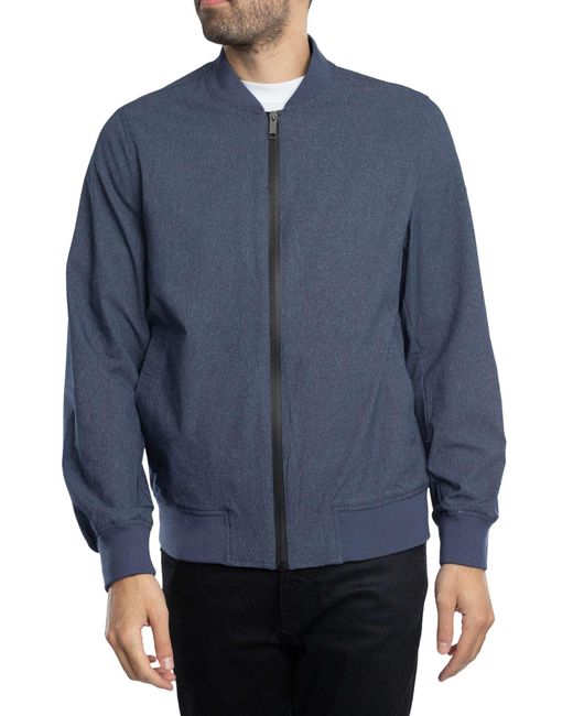 Ted Baker Elmhurst Tech Bomber Jacket in Blue for Men | Lyst