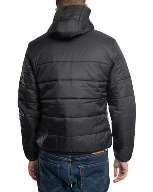 Lacoste Quilted Puffed Jacket in Gray for Men | Lyst