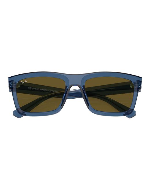 Ray-Ban Warren Bio Based Rectangle Sunglasses in Green for Men | Lyst