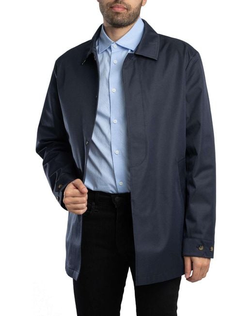 Aquascutum Iconic Caban Jacket in Blue for Men | Lyst