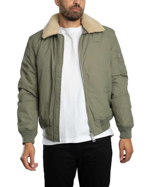 Schott Nyc Airkraft2 Bomber Jacket in Green for Men | Lyst UK