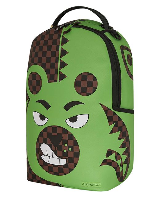Sprayground 20l Money Bear Backpack in Green for Men | Lyst