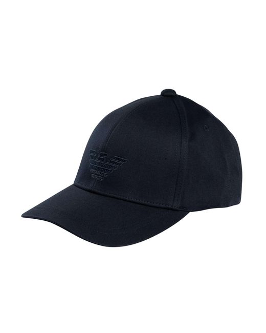Emporio Armani Centre Logo Baseball Cap in Blue for Men | Lyst