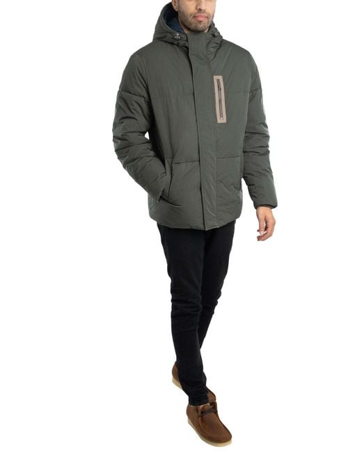 Ted Baker Kinmont Puffer Jacket in Gray for Men | Lyst