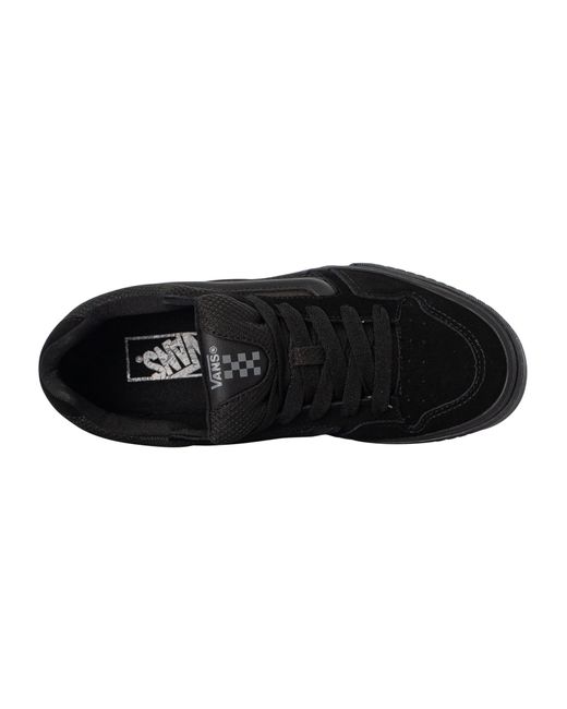 Vans Caldrone Suede/mesh Trainers in Black for Men | Lyst