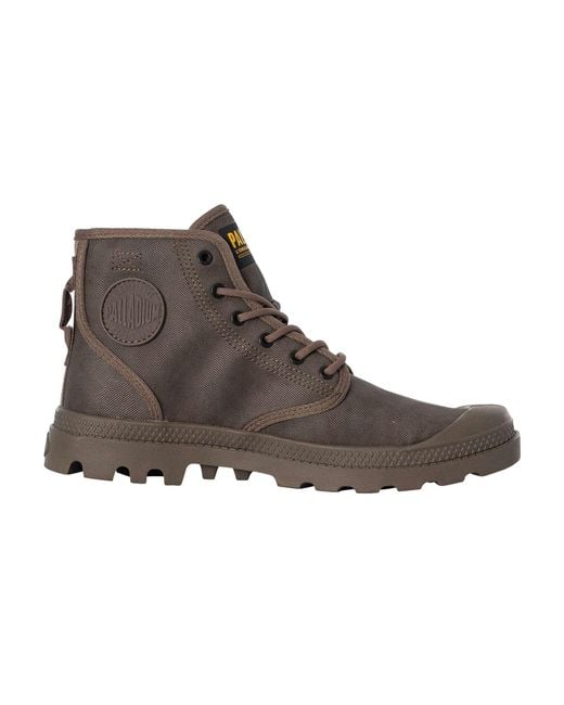 Palladium Pampa Hi Coated Boots in Brown for Men | Lyst