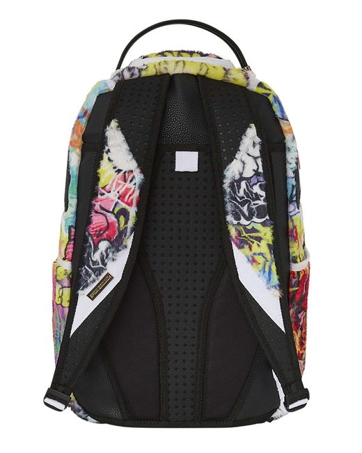 Sprayground 20l Graffiti Faux Fur Backpack for Men | Lyst