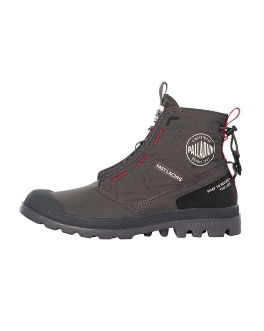 Palladium Pampa Travel Lite Boots in Black for Men | Lyst