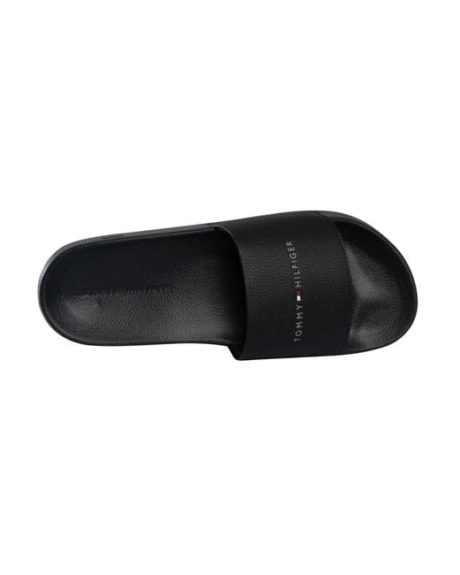 Tommy Hilfiger Nyc Pool Sliders in Black for Men | Lyst