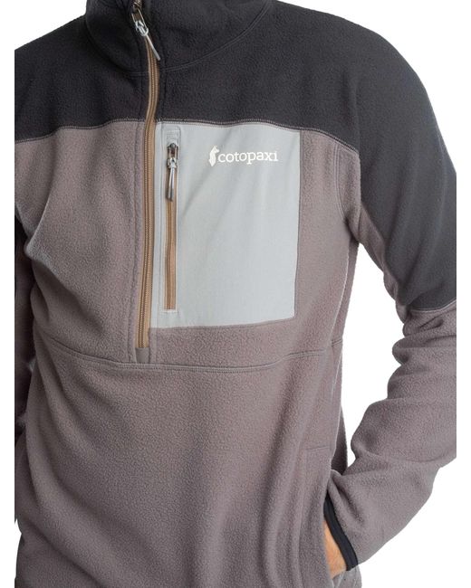 COTOPAXI Abrazo Half Zip Fleece Jacket in Gray for Men | Lyst