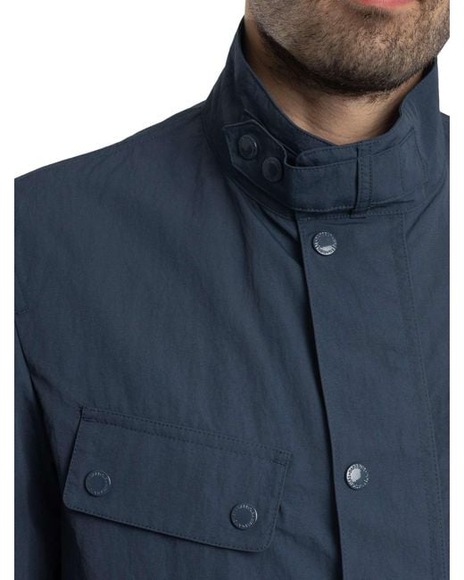 Barbour Modern Showerproof Duke Jacket in Blue for Men | Lyst