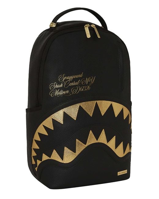 Sprayground 20l Shark Central Backpack in Black for Men | Lyst