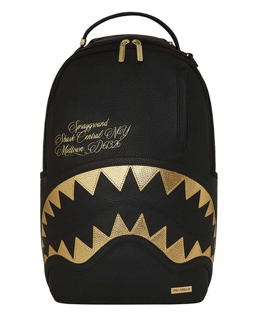 Sprayground 20l Shark Central Backpack in Black for Men | Lyst