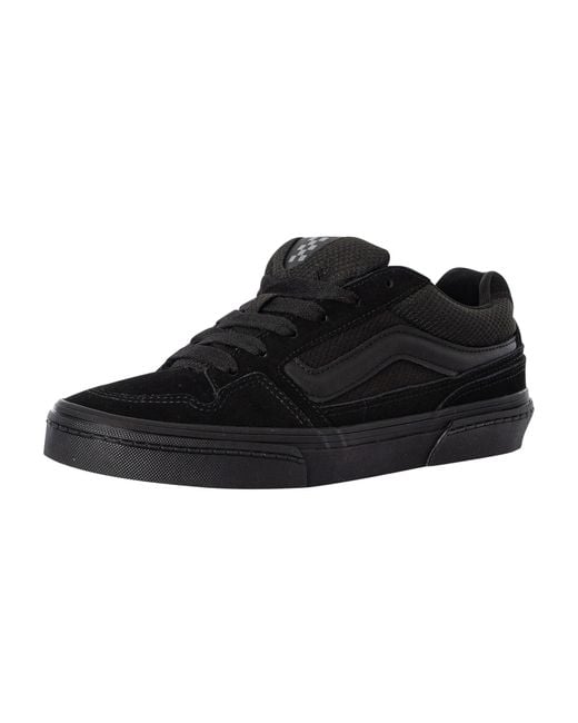 Vans Caldrone Suede/mesh Trainers in Black for Men | Lyst
