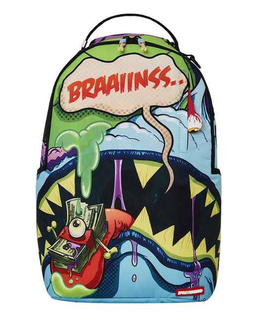 Sprayground 20l Zombie Shark Backpack in Green for Men | Lyst