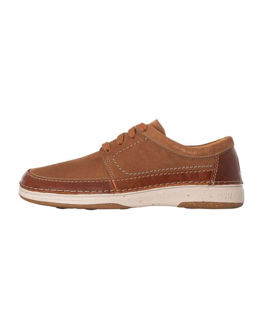 Clarks Nature 5 Lo Leather Shoes in Brown for Men | Lyst