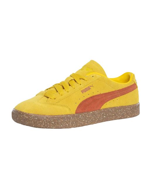 PUMA Suede Vtg F Pam Suede Trainers in Yellow for Men | Lyst
