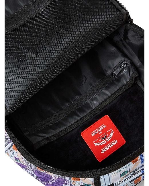 Sprayground 20l Money Splat Backpack in Blue for Men | Lyst