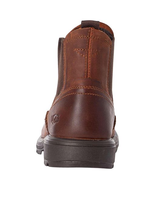 Ugg Biltmore Chelsea Leather Boots In Brown For Men Lyst